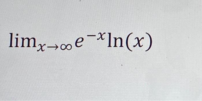 Solved Compute the following limits. e2x-e3x +x limx→0 x2 | Chegg.com