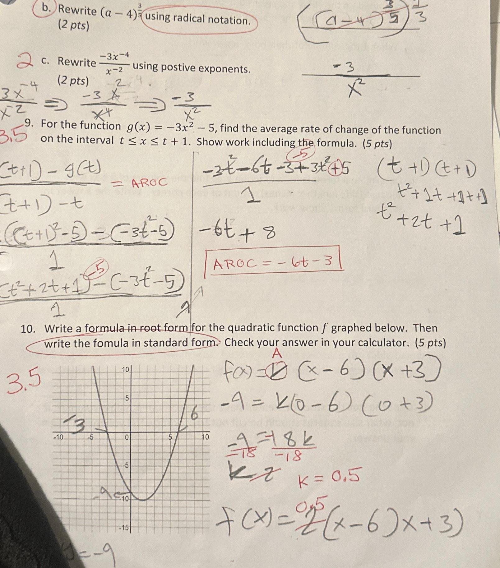 Solved B ﻿rewrite A 4 35 ﻿using Radical Notation