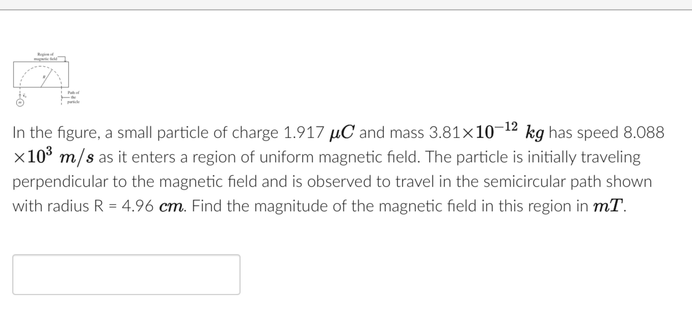 Solved In the figure, a small particle of charge 1.917μC | Chegg.com