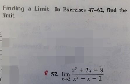 Solved Finding a Limit In Exercises 47-62, find the limit. | Chegg.com