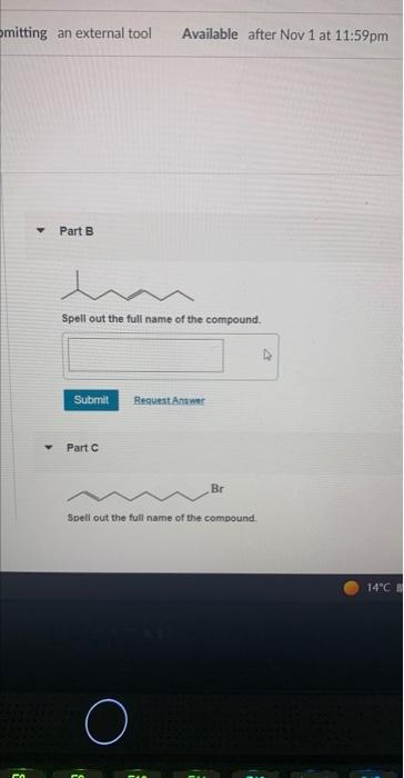 Solved Spell out the full name of the compound. Spell out | Chegg.com
