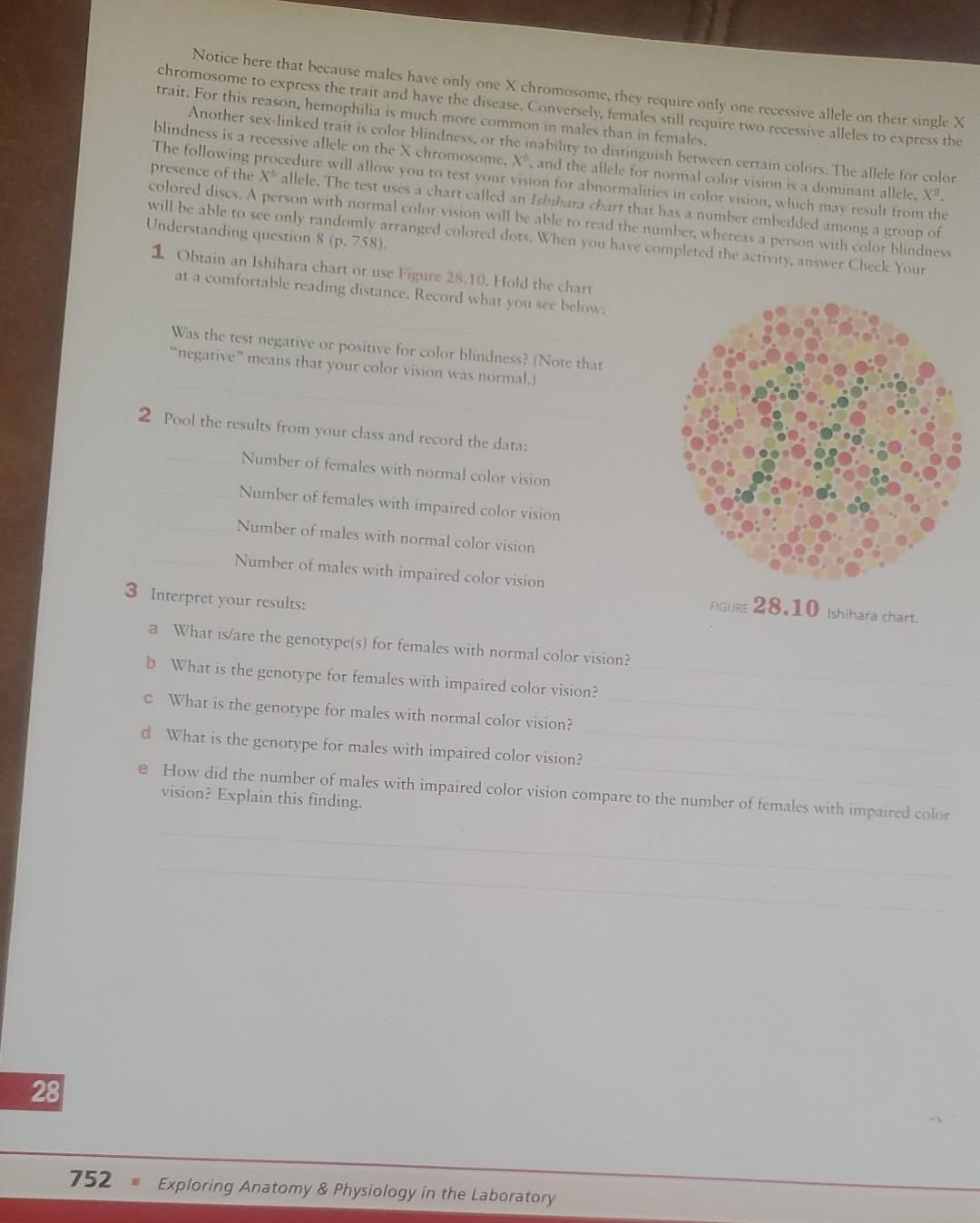 Solved Procedure 3 Testing the Ability to Taste PTC A | Chegg.com