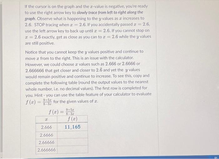 Solved Get Ready for Questions 9 \& 10 Use your graphing | Chegg.com
