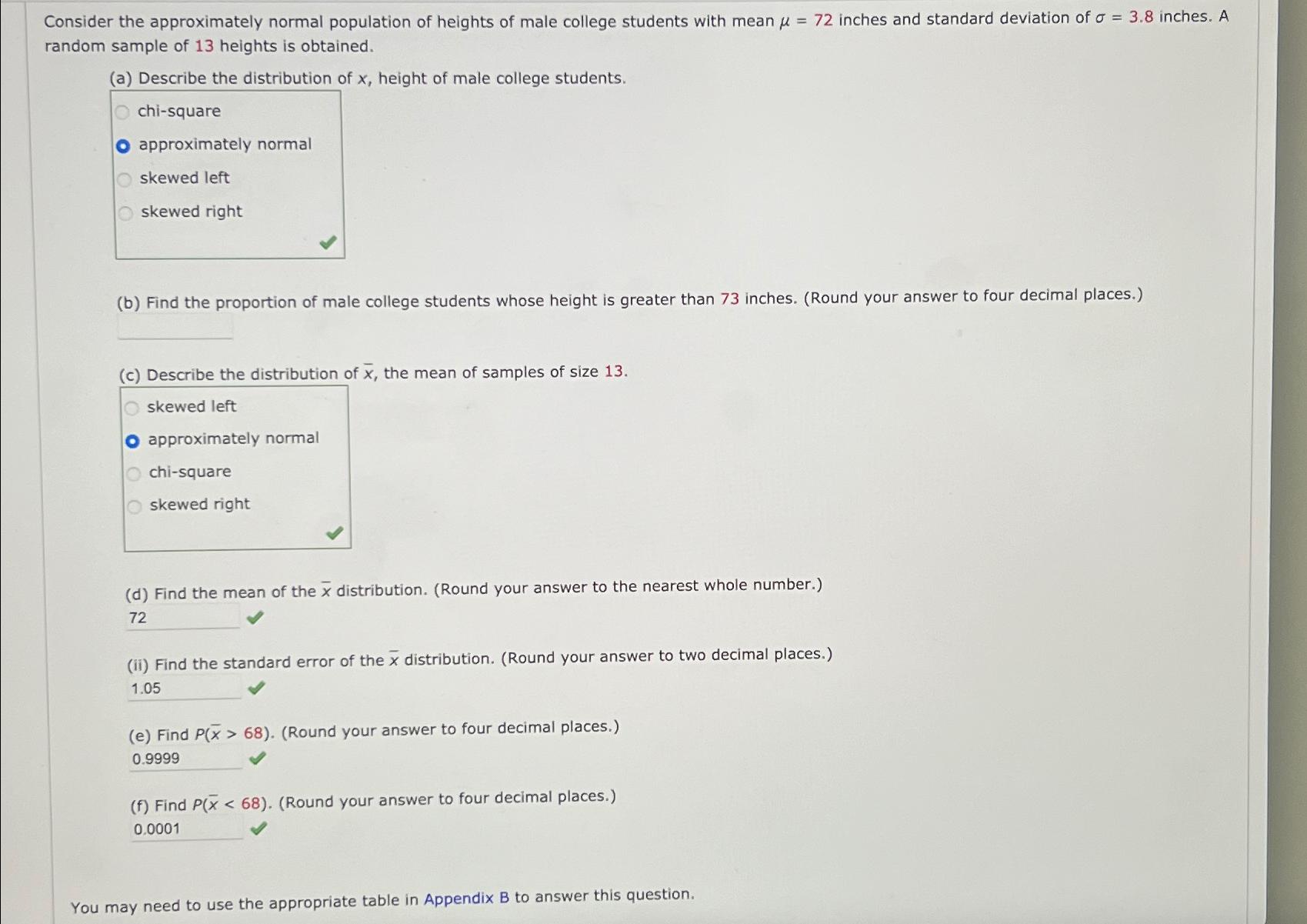 Solved Consider the approximately normal population of | Chegg.com