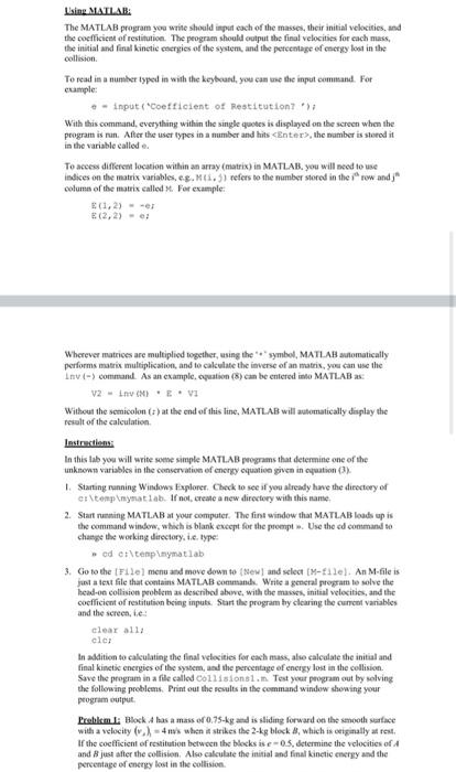 Solved Laing Maxi_AB: The MATLAB program yoa waite should | Chegg.com