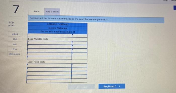 Solved Exercise 11-15A (Algo) Using contribution margin | Chegg.com