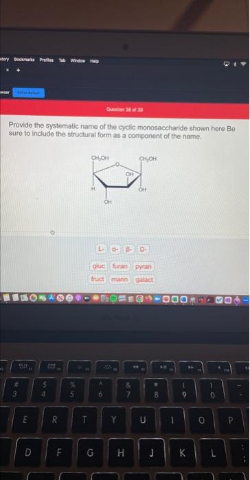 Solved Provide the systematic name of the cyclic | Chegg.com