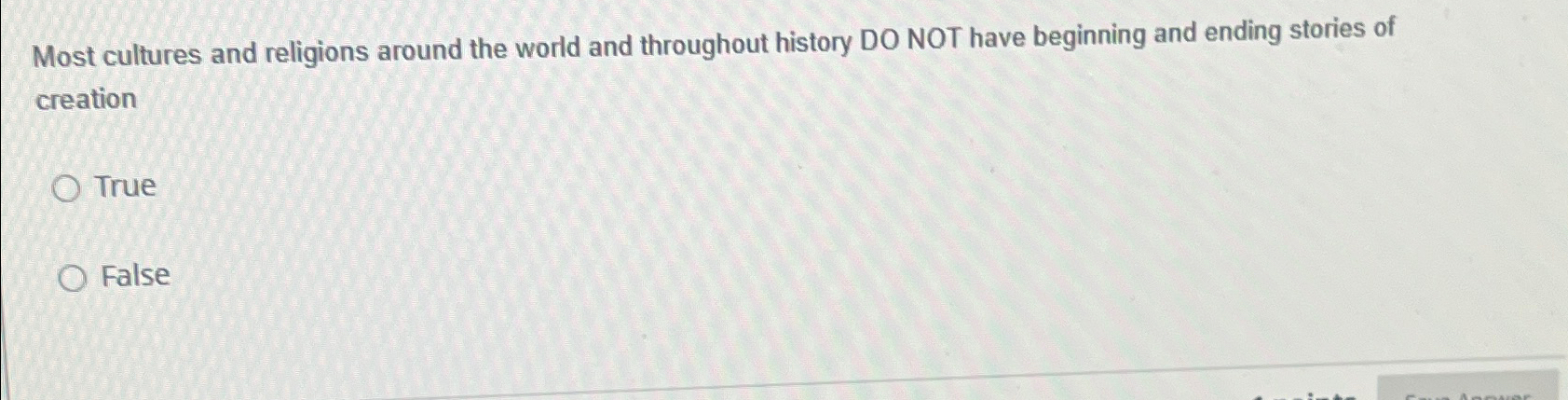 Solved Most cultures and religions around the world and | Chegg.com