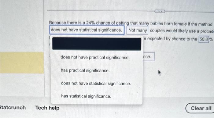 Solved Determine whether the results appear to have | Chegg.com