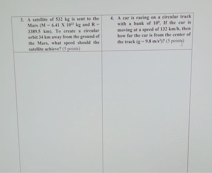 Solved Using the equations provided, solve all parts of | Chegg.com