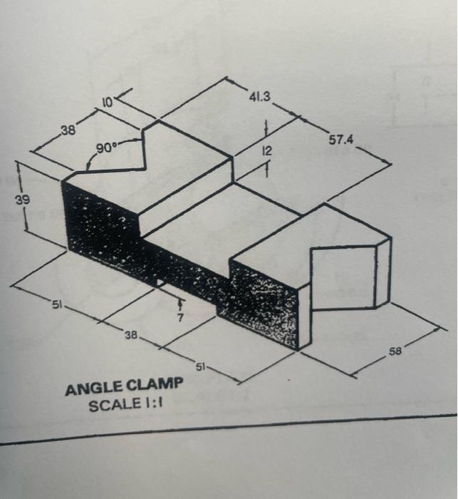 need help drawing top and side and front with | Chegg.com