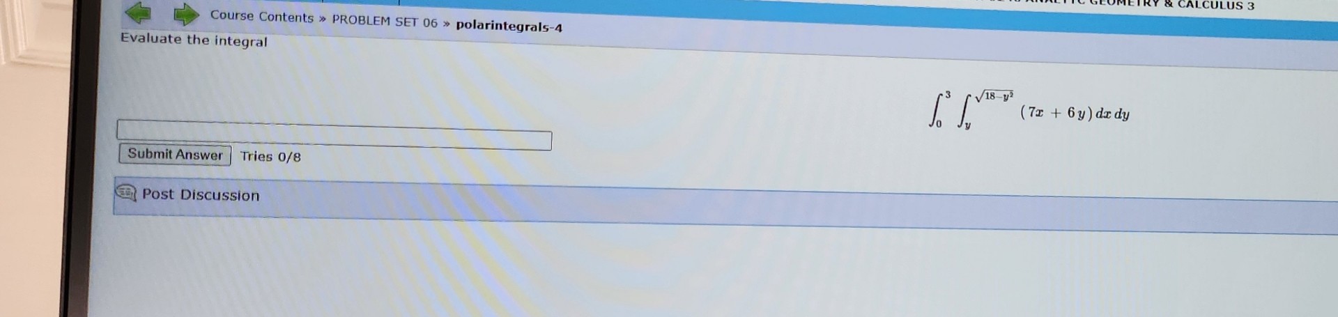 Solved Course Contents » ﻿PROBLEM SET 06 » | Chegg.com