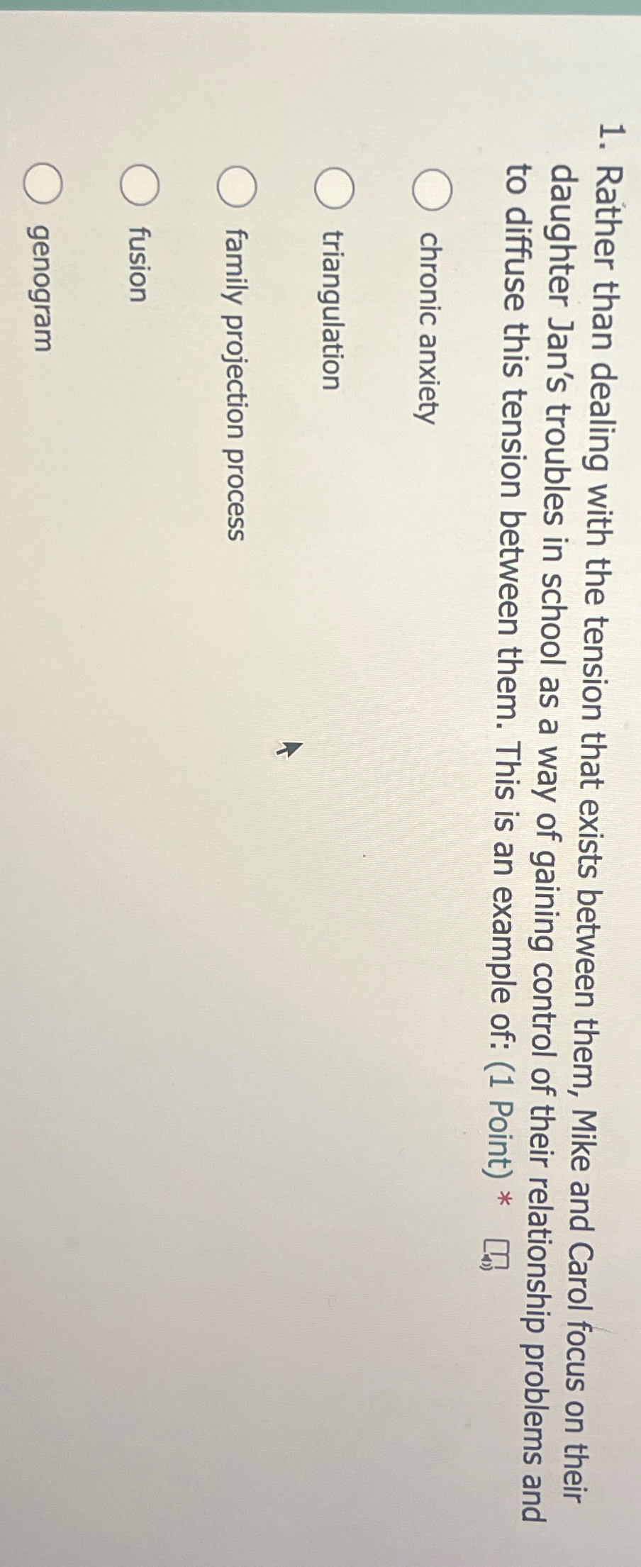 Solved Rather than dealing with the tension that exists | Chegg.com