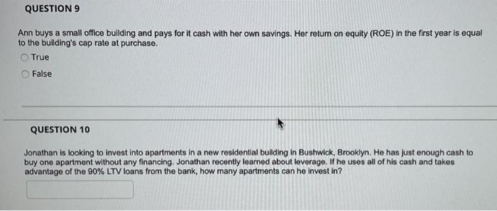 Solved Ann buys a small office bullding and pays for it cash | Chegg.com