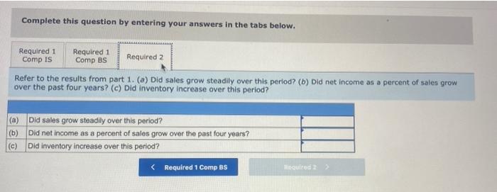 Solved Problem 13-1A Calculating and analyzing trend | Chegg.com