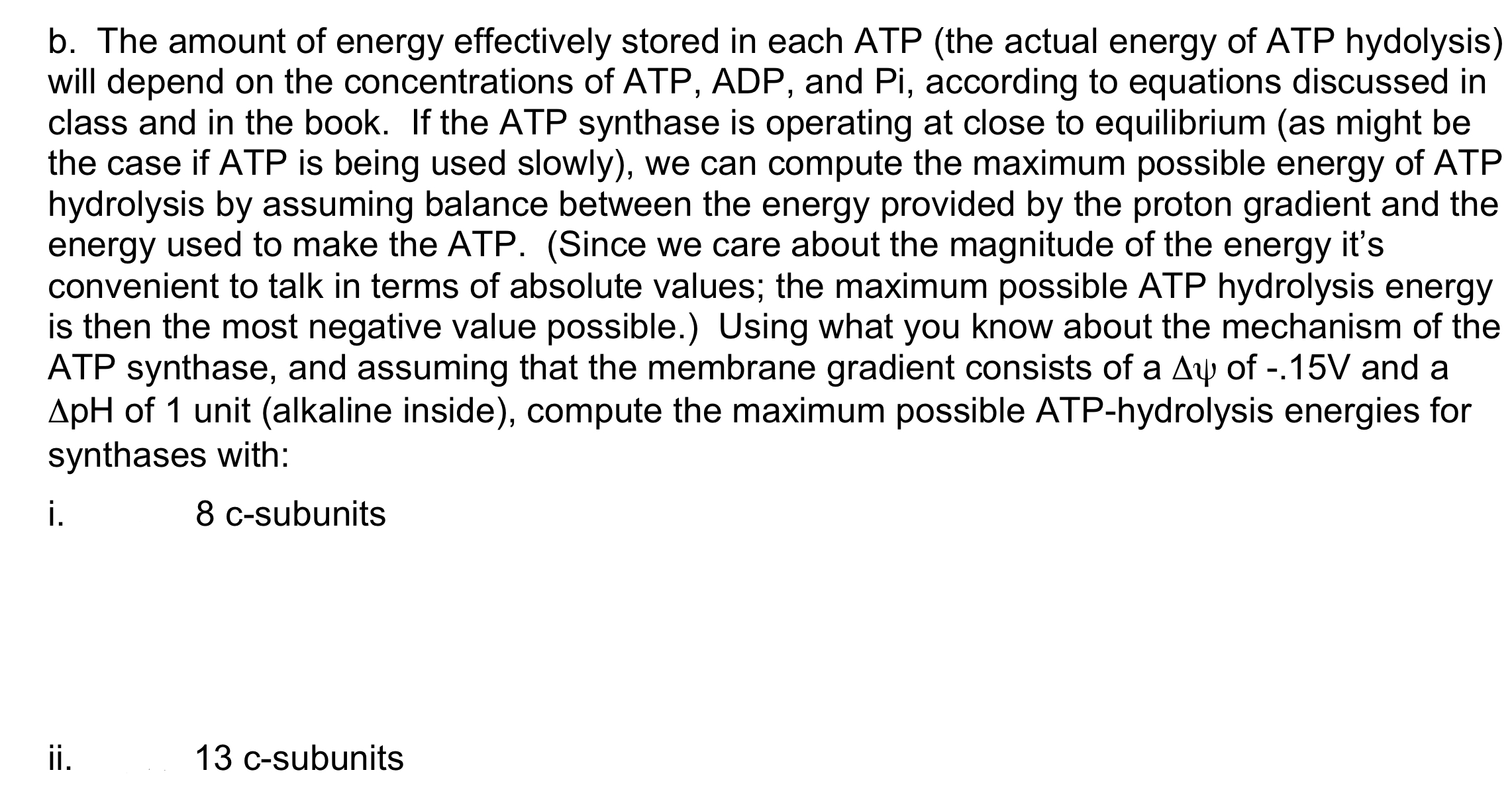 Solved b. ﻿The amount of energy effectively stored in each | Chegg.com