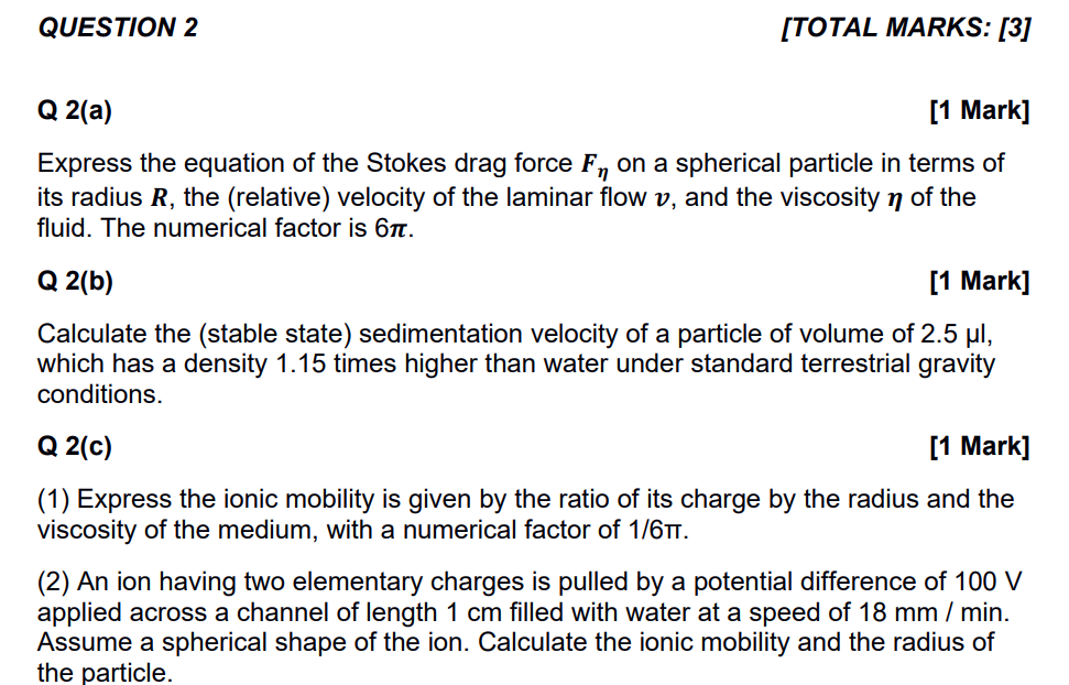 Solved QUESTION 2Q 2(a)[1 ﻿Mark]Express the equation of the | Chegg.com