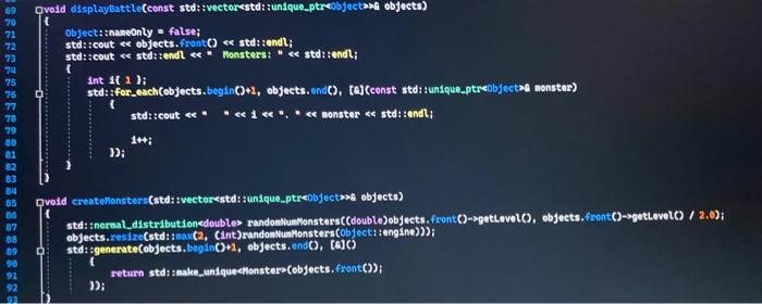 Solved How can i modify the code below so that it fits the | Chegg.com