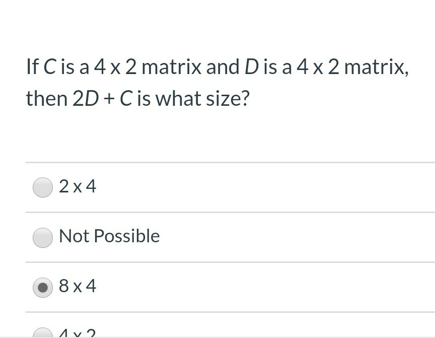 Solved Explain in your own words why matrix multiplication | Chegg.com