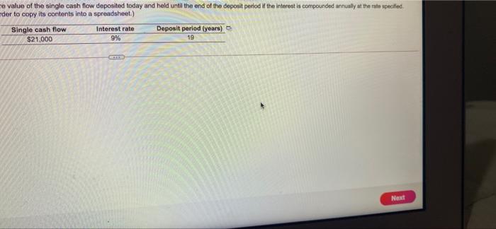 Solved Future values For the case shown in the following | Chegg.com