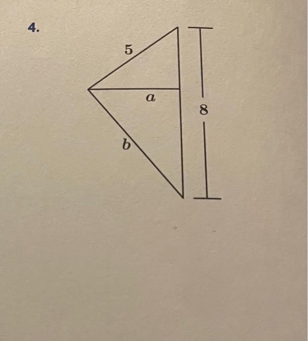 Solved Find the missing values for each right triangle | Chegg.com