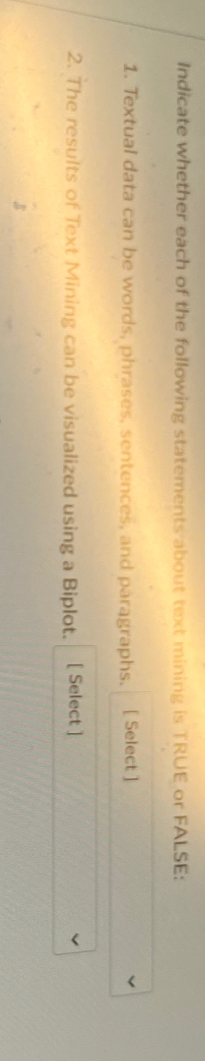 Solved Indicate whether each of the following statements | Chegg.com