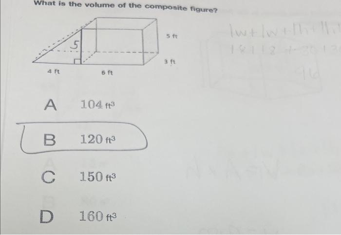 Solved What is the volume of the composite figure? | Chegg.com