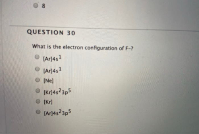 Solved What is the electron configuration of Ba2+? [Ar]452 Ô | Chegg.com