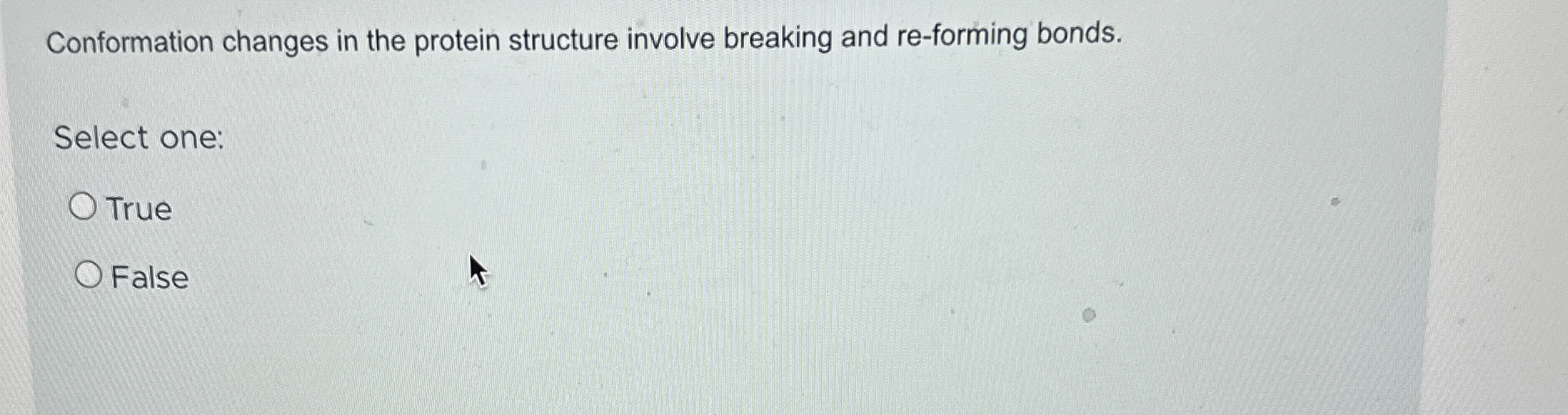 Solved Conformation changes in the protein structure involve | Chegg.com