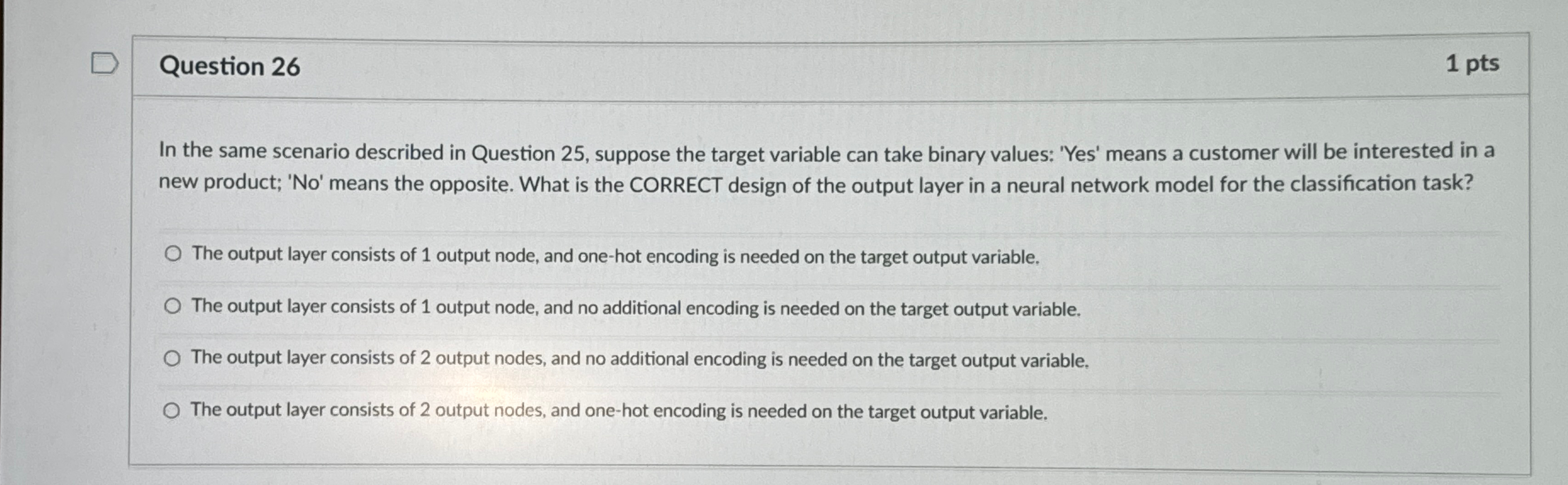 Solved Question 261 ﻿ptsIn the same scenario described in | Chegg.com
