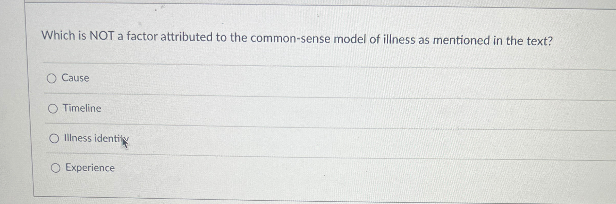 Solved Which is NOT a factor attributed to the common-sense | Chegg.com
