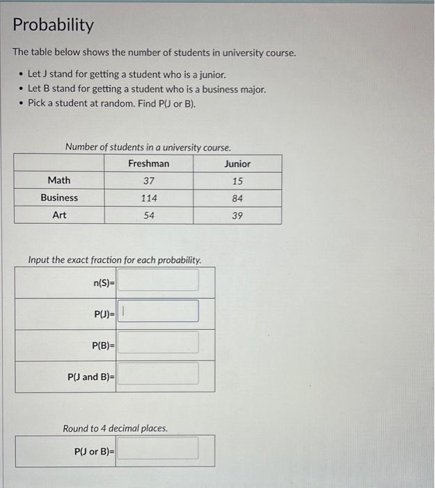 Solved use the addition rule to find probabilities in cases | Chegg.com