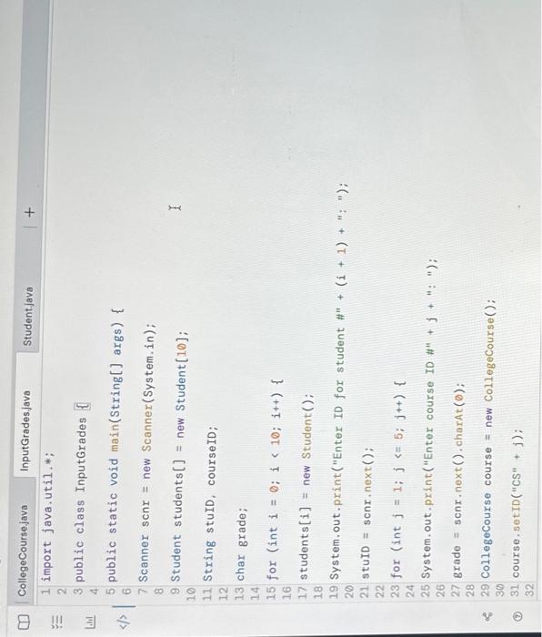 Solved A. Implement the CollegeCourse class. The class | Chegg.com