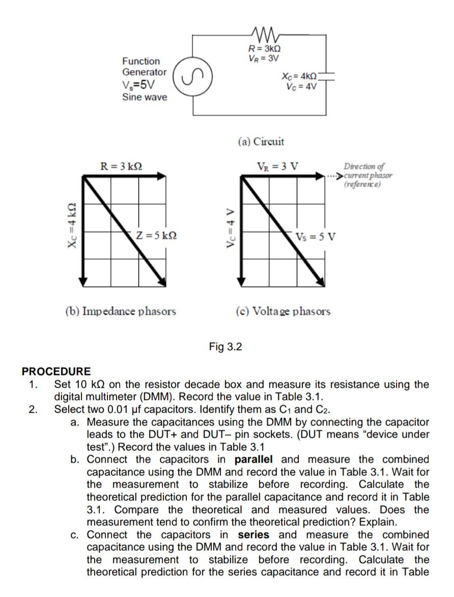 Solved OBJECTIVES 1. Confirm how capacitances add when two | Chegg.com