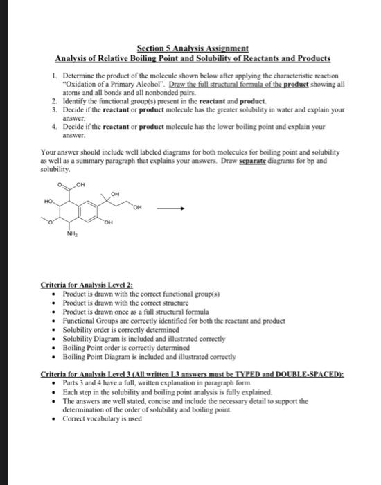 Solved Section 5 Analysis Assignment Analysis of Relative | Chegg.com