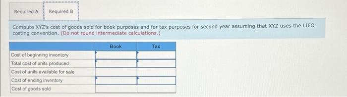 Solved Company XYZ manufactures a tangible product and sells | Chegg.com