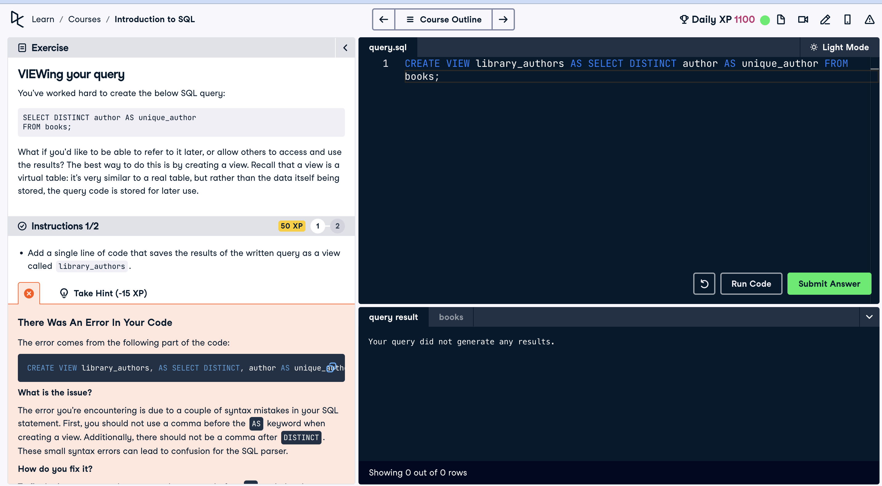 Solved You've worked hard to ﻿create the below SQL | Chegg.com