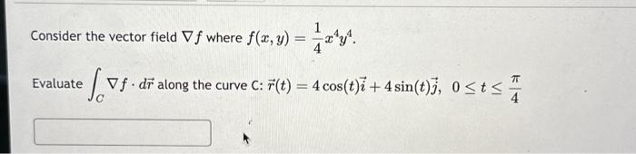 Solved Consider the vector field \\( \\nabla f \\) where \\( | Chegg.com