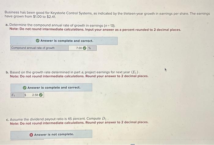 Solved Business has been good for Keystone Control Systems, | Chegg.com