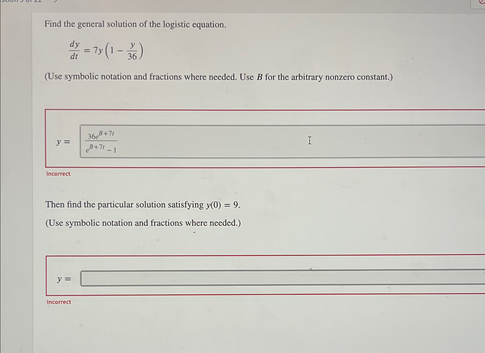 Find the general solution of the logistic | Chegg.com