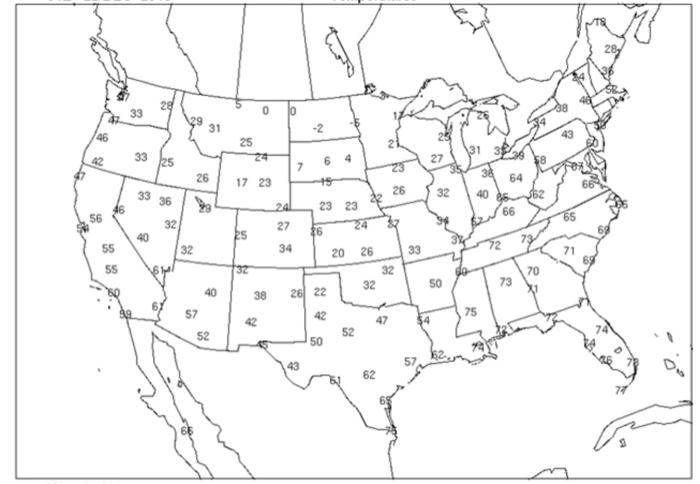 Solved draw isotherms on this map | Chegg.com