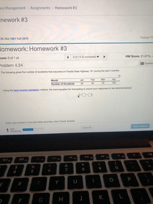 Solved ns Management > Assignments > Homework #3 mework #3 M | Chegg.com