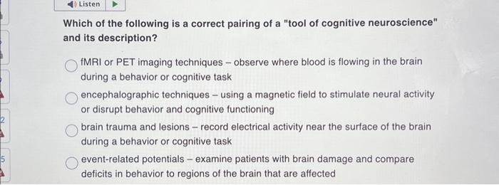 Solved Which of the following is a correct pairing of a | Chegg.com