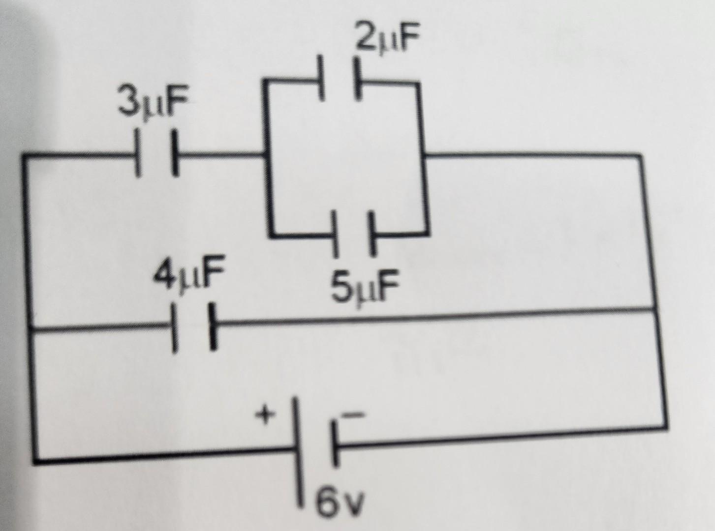 Solved find the equivalent capacity of the circuit. | Chegg.com