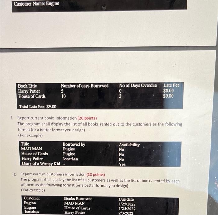 Solved This programming project is to develop a simple Book | Chegg.com
