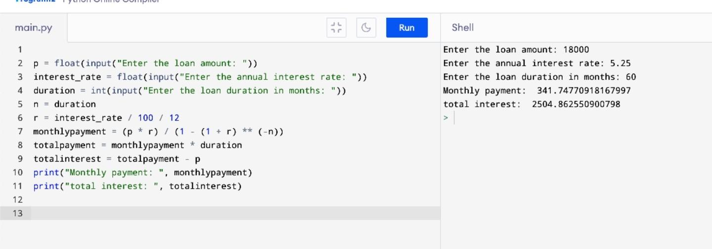 Solved main.py Shell | Chegg.com