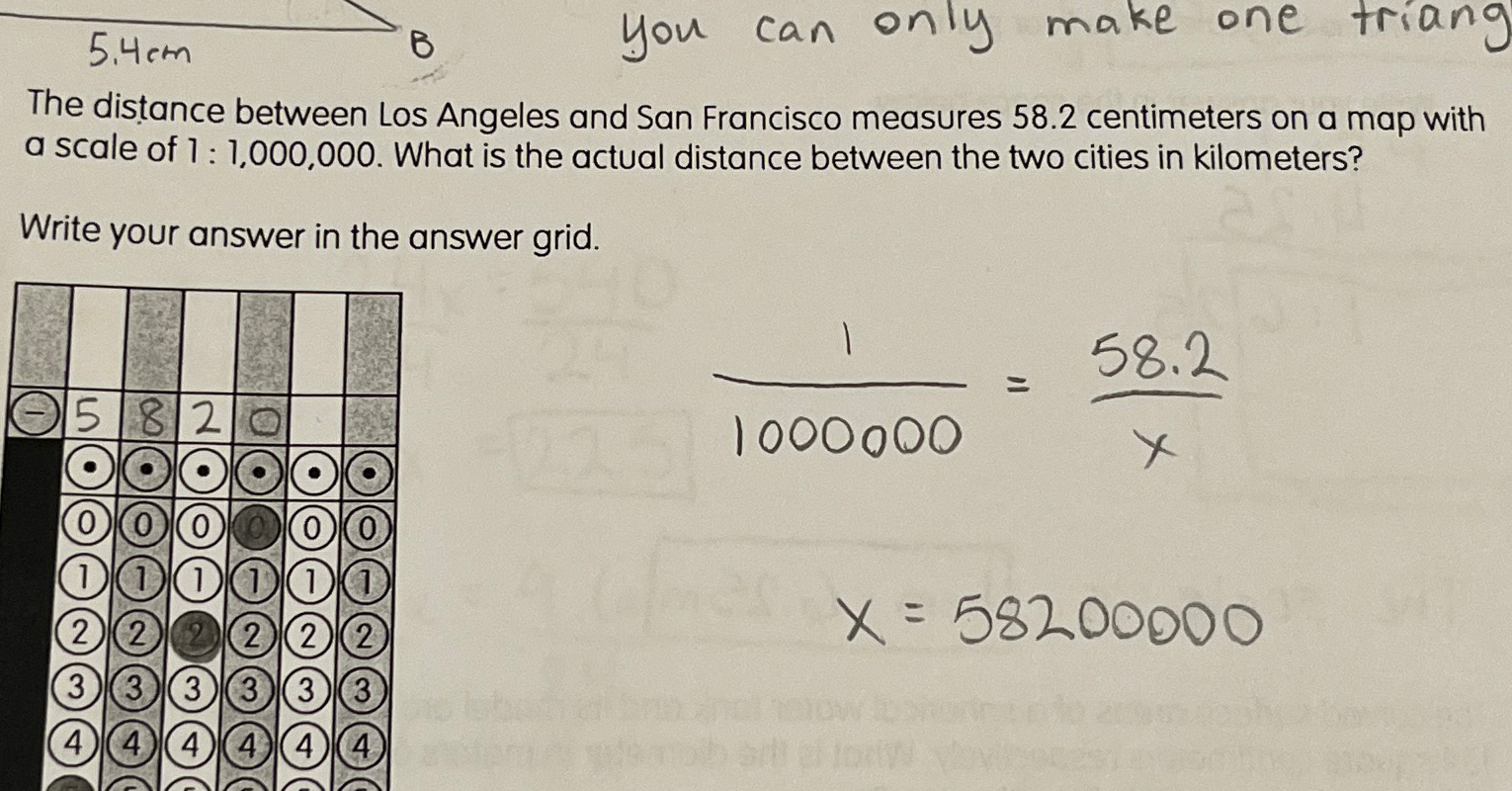 Solved The distance between Los Angeles and San Francisco | Chegg.com