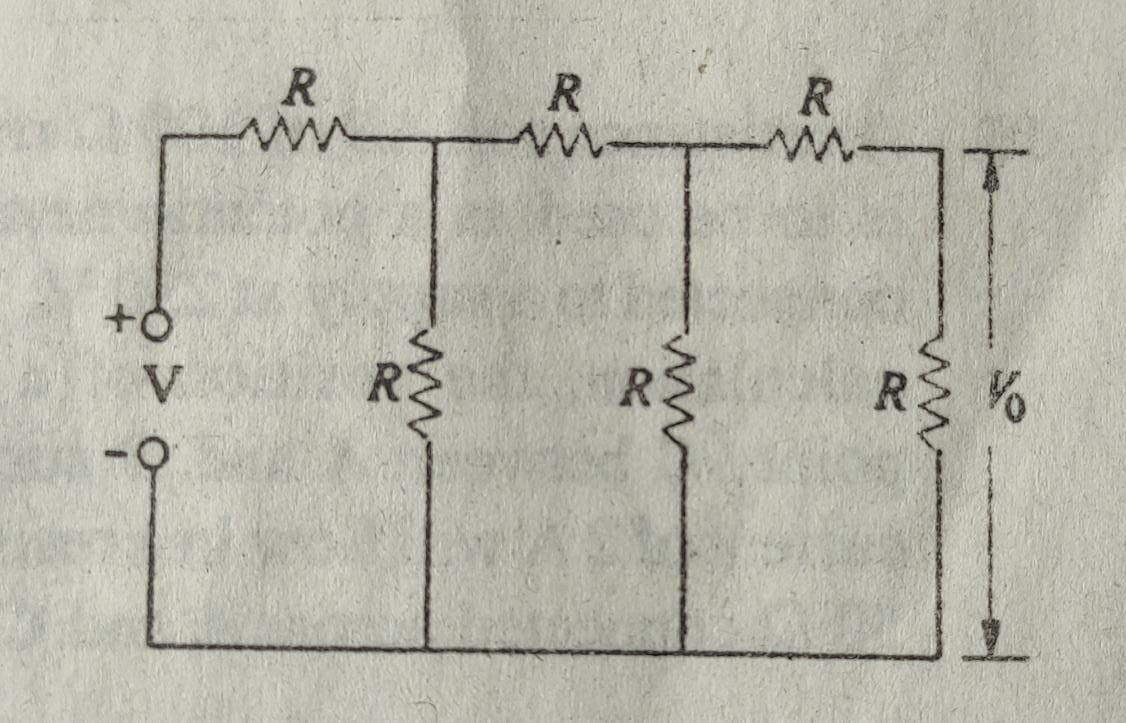 Solved Prove That The Output Voltage Vo In The Circuit Is