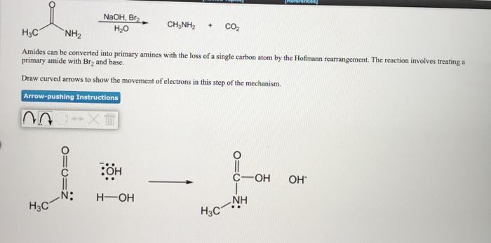 Solved + NaOH, Br CH, NH2 H2O CO2 H3C NH2 Amides can be | Chegg.com