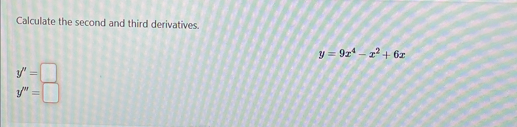 Solved Calculate the second and third | Chegg.com